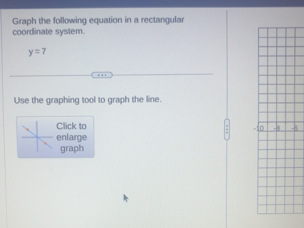 Solved: Graph the following equation in a rectangular coordinate system ...