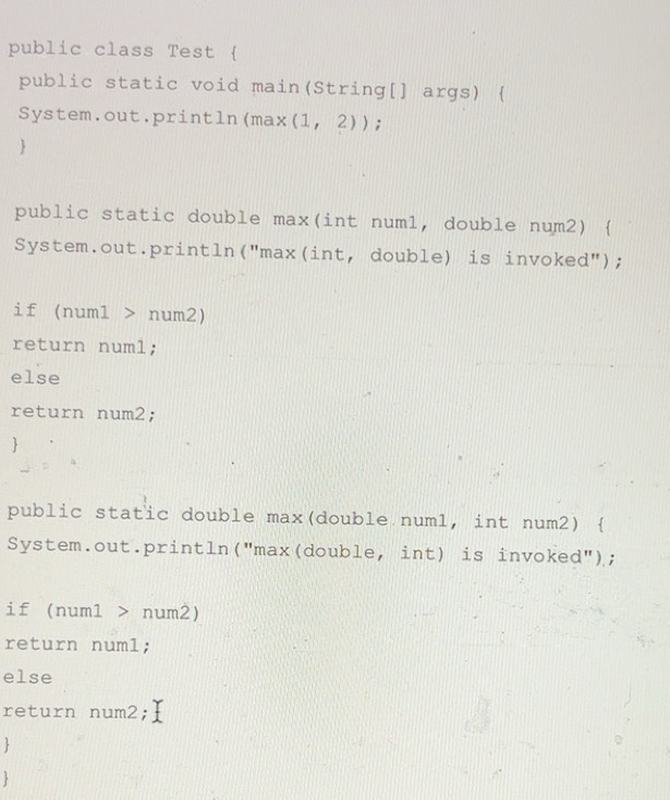 Solved: public class Test public static void main(String[] args) System ...