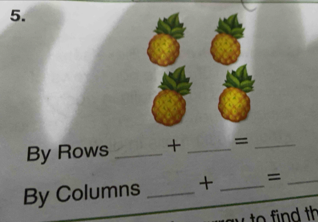 Solved: By Rows_ + _=_ By Columns_ + _=_ [Math]