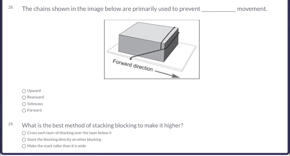 Solved: The chains shown in the image below are primarily used to ...