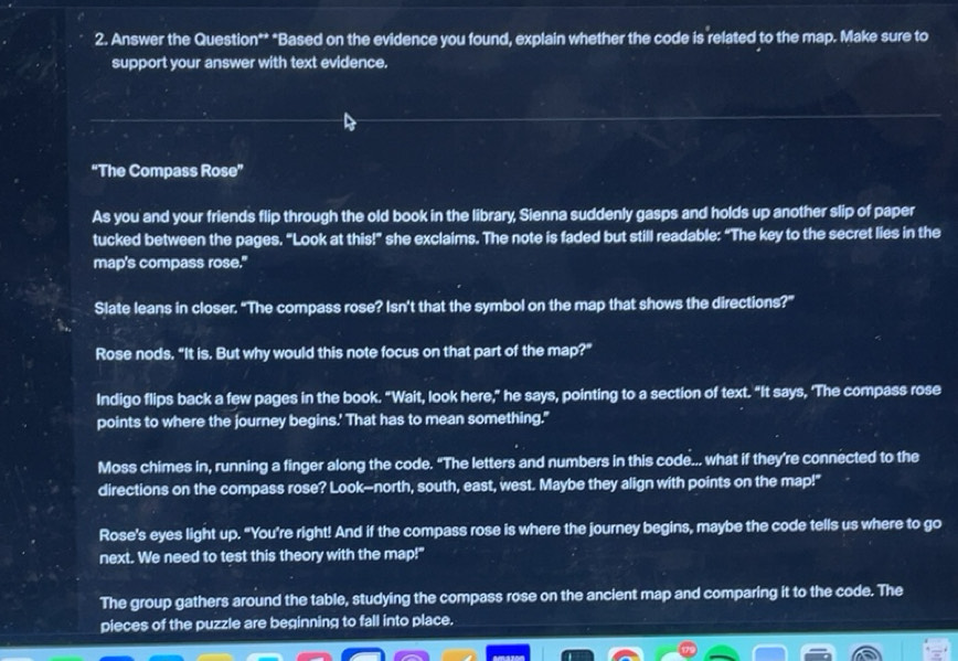 Solved: Answer the Question** "Based on the evidence you found, explain ...