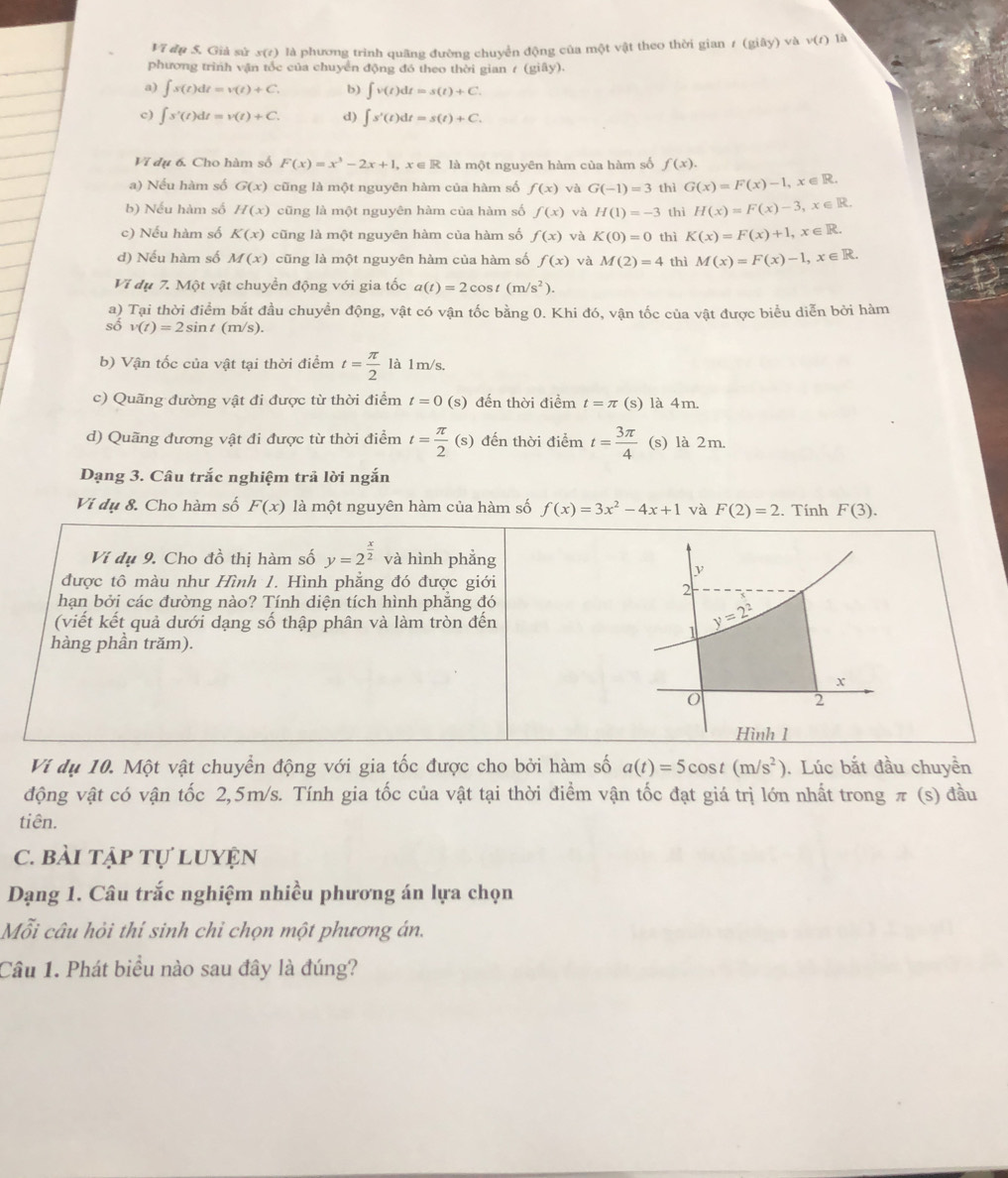 Giải quyết:Vi đụ S. Giả sử x(r) là phương trinh quâng đường chuyển động ...