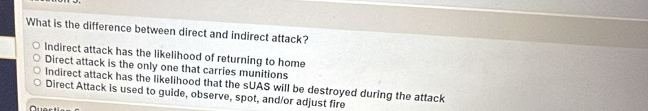 Solved: What is the difference between direct and indirect attack ...