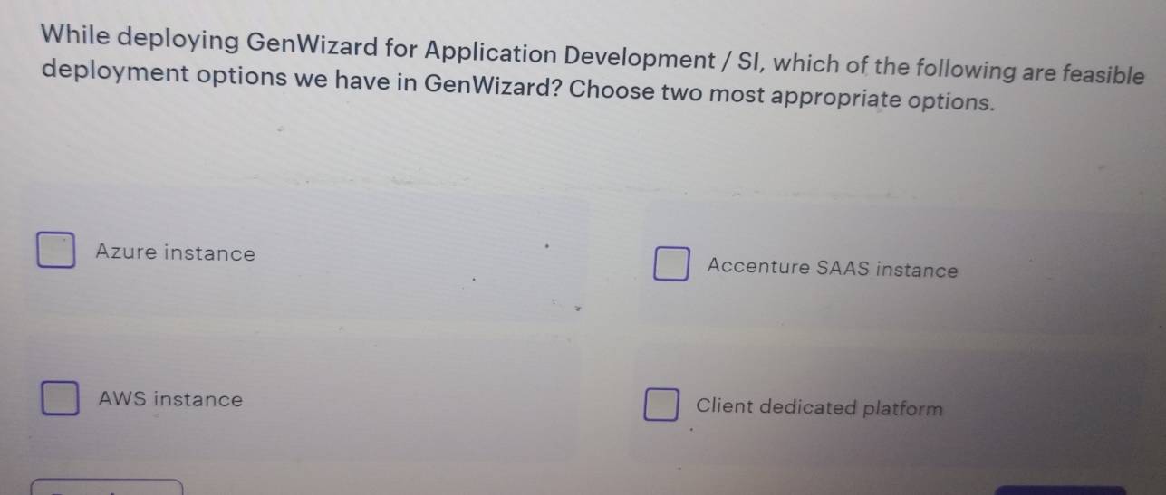 Solved: While deploying GenWizard for Application Development / SI ...