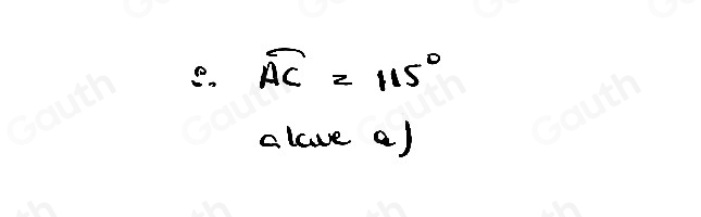 Solved: Sé el «APD mide 75° y el arco BD mide 95° entances el arco AC ...