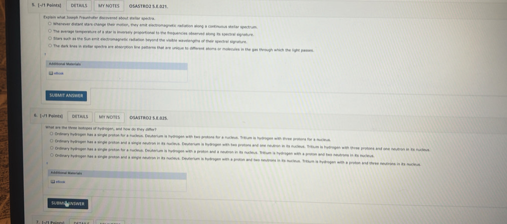 Solved: DETAILS MY NOTES OSASTRO2 5.E.021. Explain what Joseph ...