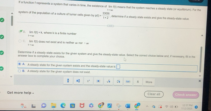 Solved: If a function f represents a system that varies in time, the ...
