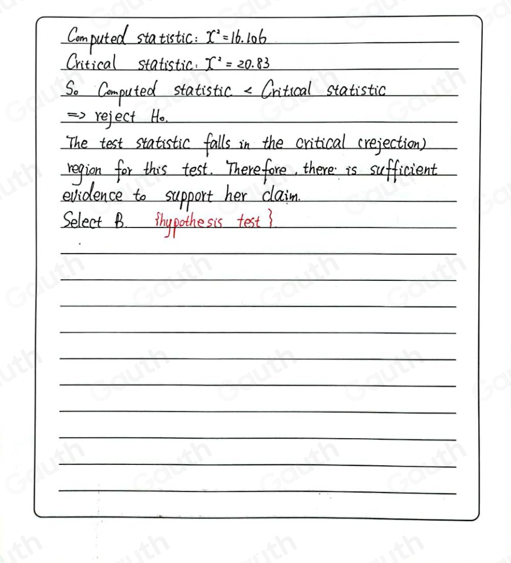 Solved: A teacher claims that her students' test scores are getting ...