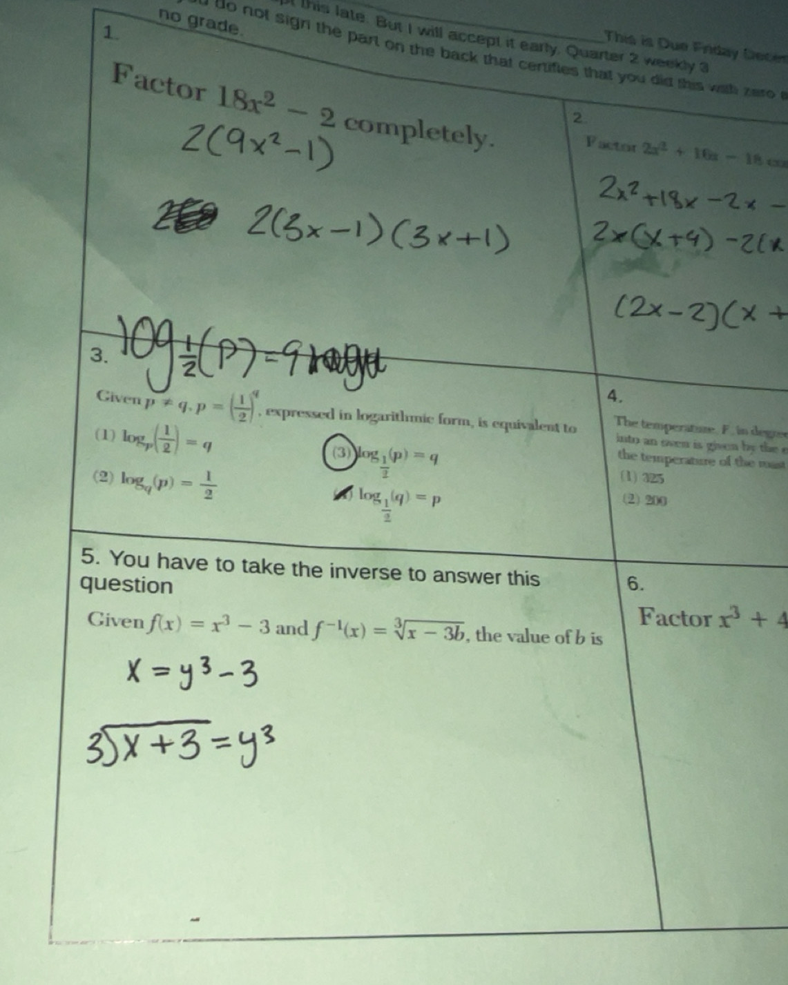 Solved: no grade. 1. t this late. But I will accept it early This is ...