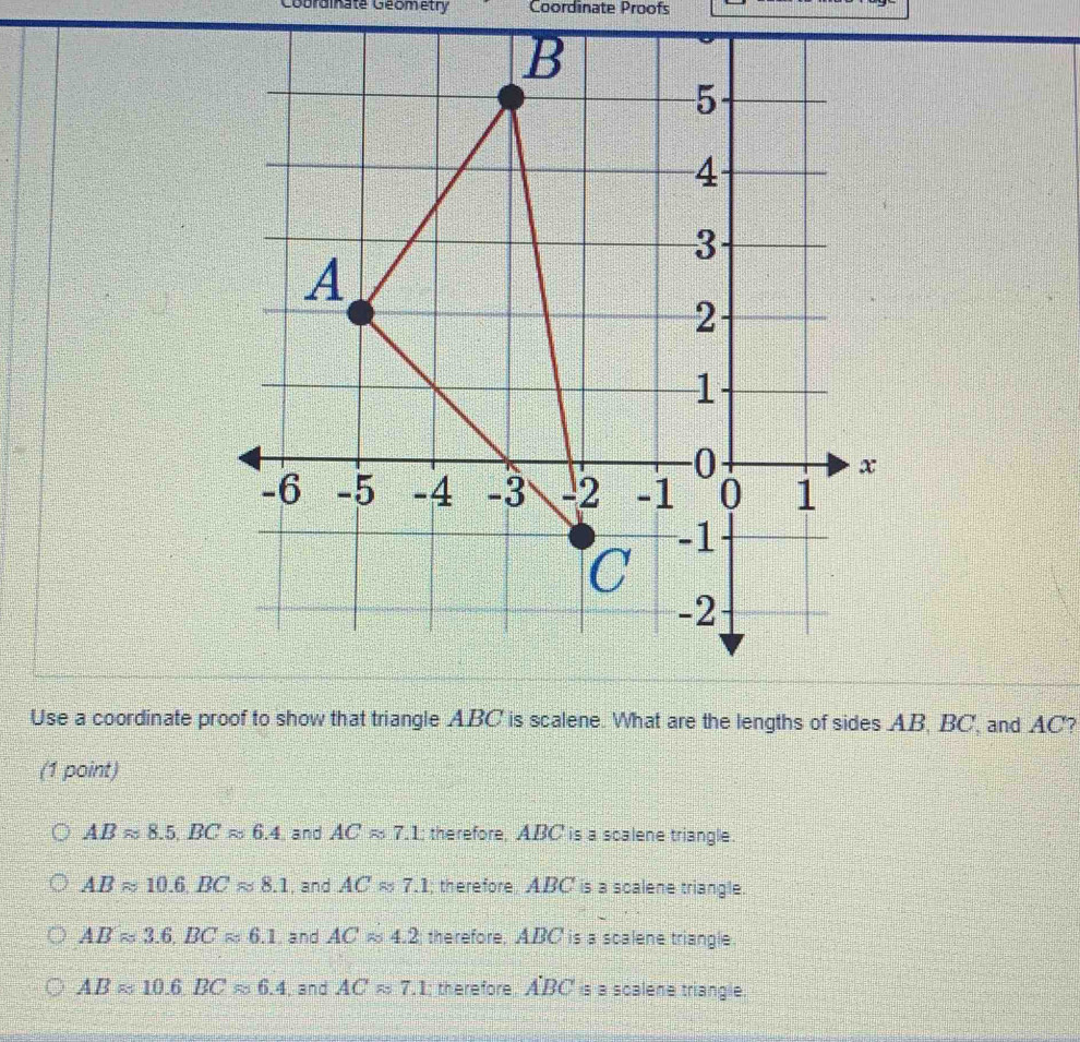 Solved: Cobrdinaté Géometry Coordinate Proofs Use a coordinate proof to ...