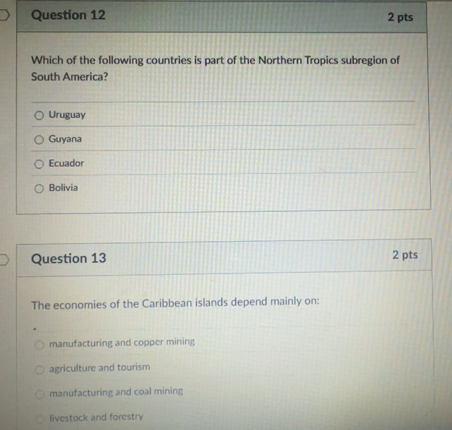 Solved: Which of the following countries is part of the Northern ...