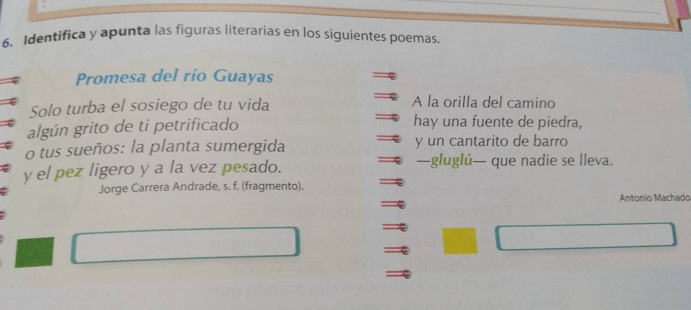 Resuelto:Identifica y apunta las figuras literarias en los siguientes ...