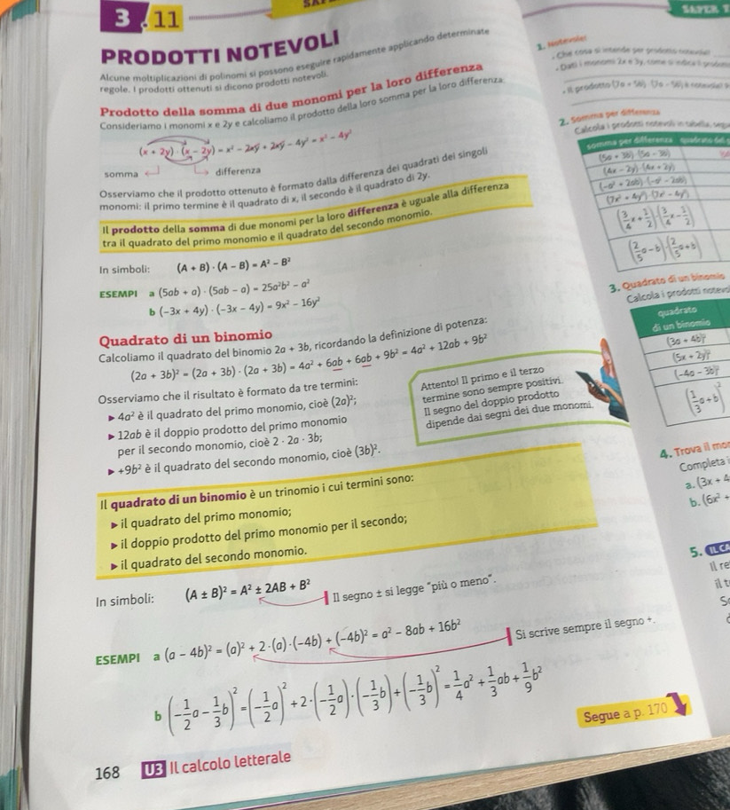 Risolto:3 3111 SAPER T PRODOTTI NOTEVOLI 1. Notevoler : Che cosa si ...