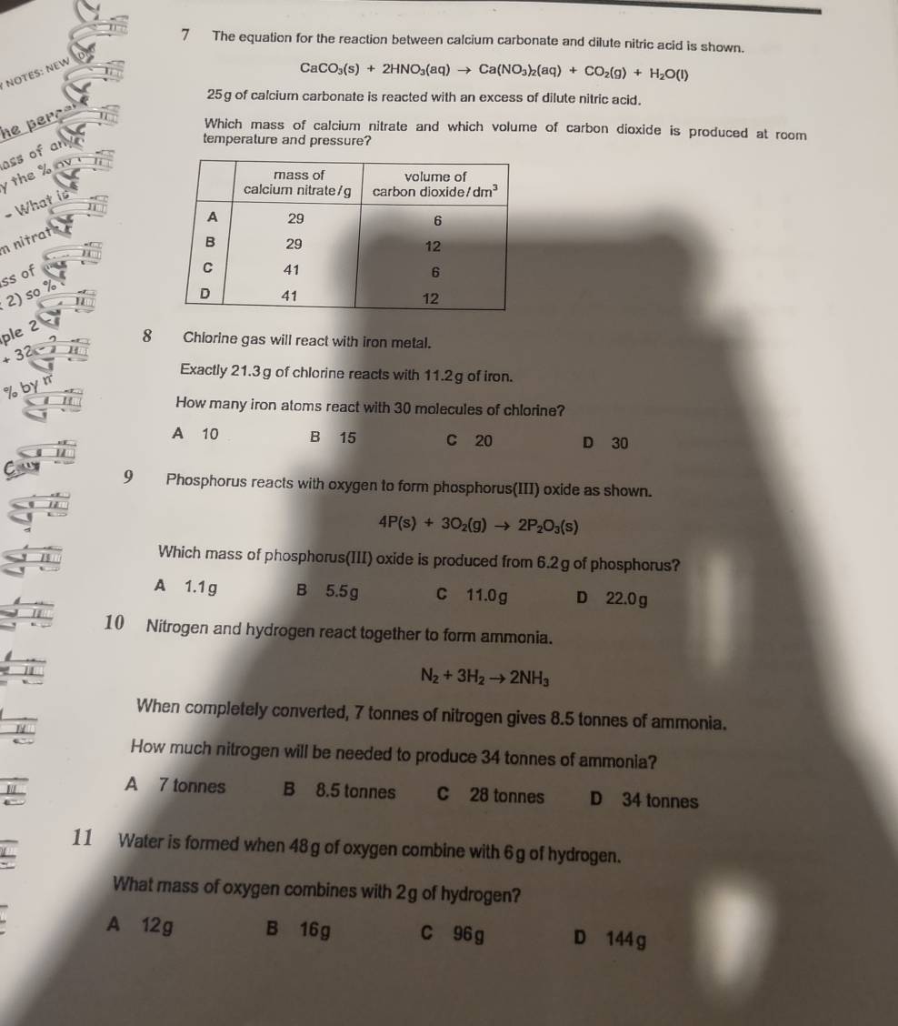 تم الحل:The equation for the reaction between calcium carbonate and ...