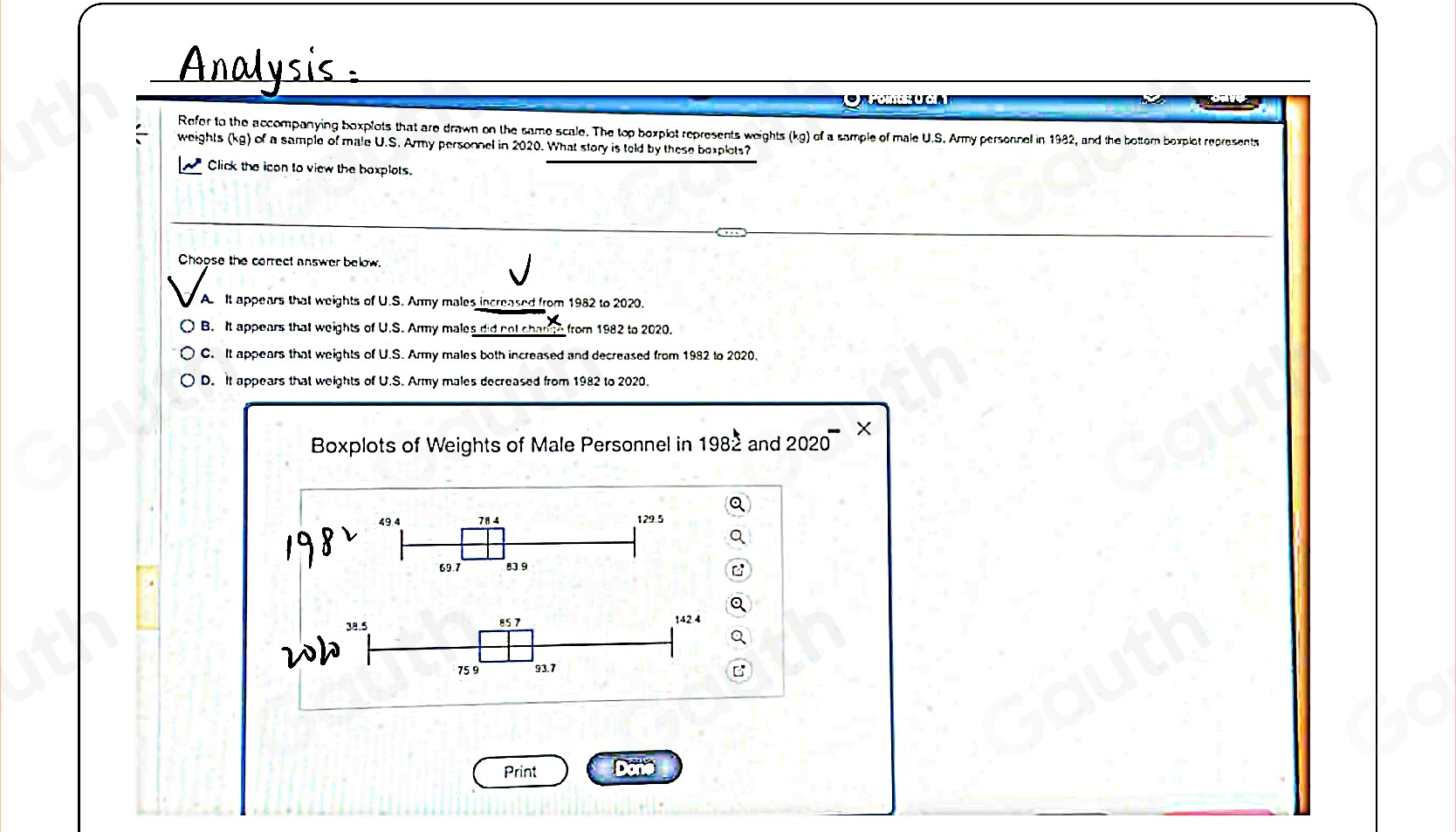 Solved: Refer to the accompanying boxplots that are drawn on the same ...