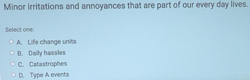 Solved: Minor irritations and annoyances that are part of our every day ...