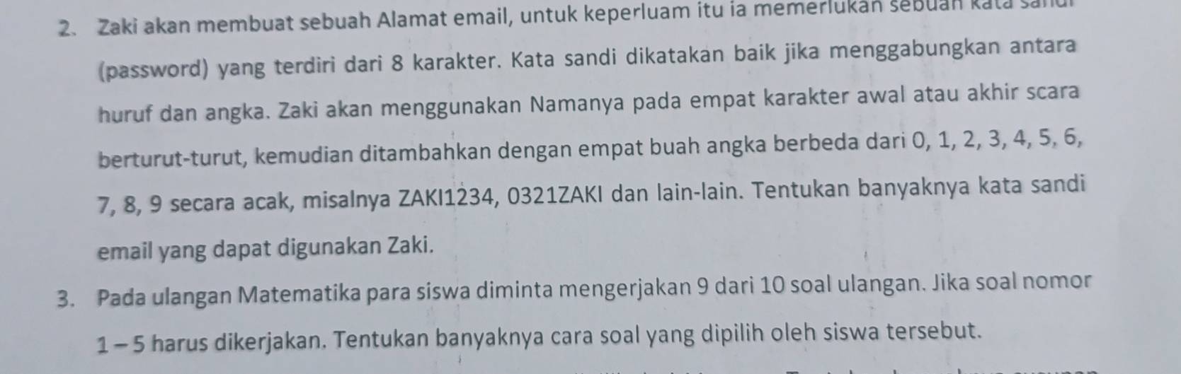 Telah dijawab:Zaki akan membuat sebuah Alamat email, untuk keperluam itu ia memerlukan sebuan ...