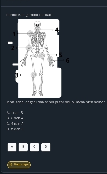 Telah dijawab:Perhatikan gambar berikut! Jenis sendi engsel dan sendi ...