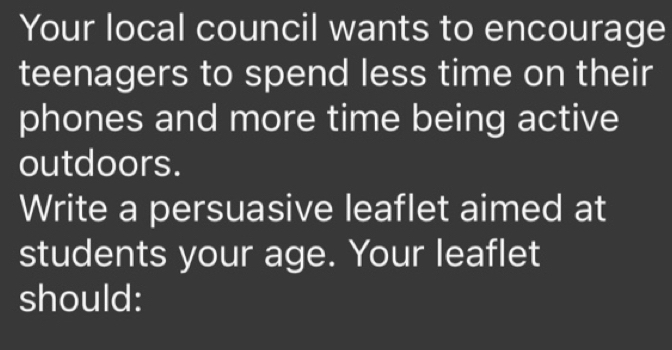 Solved: Your local council wants to encourage teenagers to spend less ...