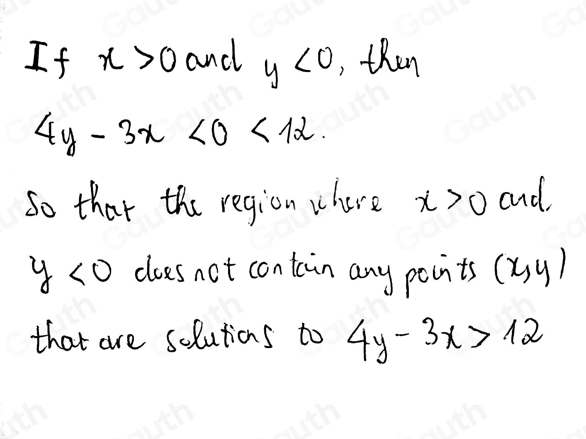 Solved: In the xy -plane, which of the following does NOT contain any ...