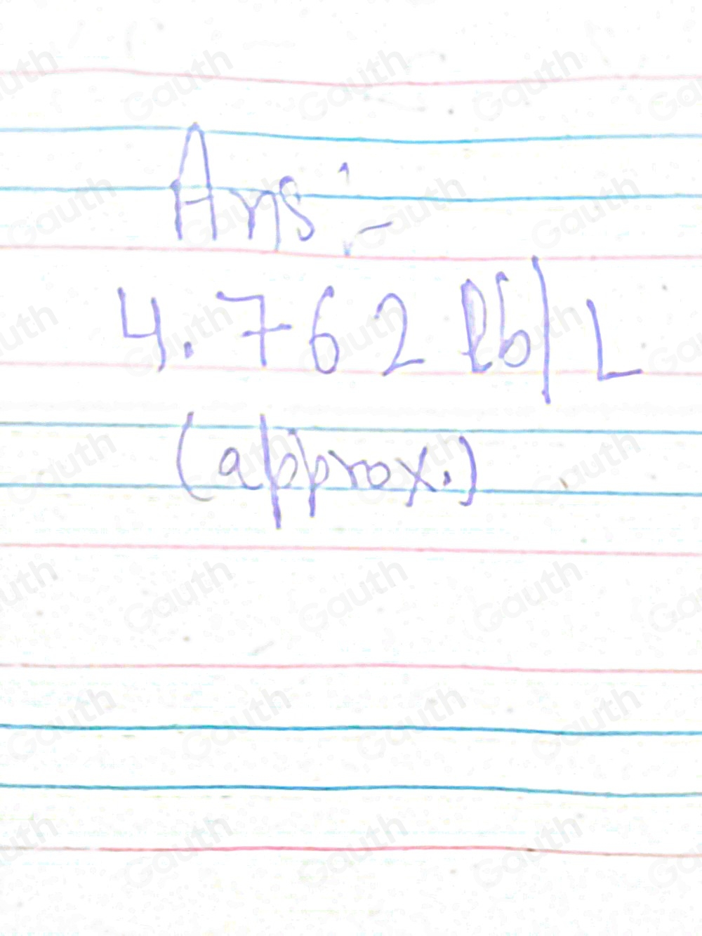Solved: The density of table salt is 2.16g/cm^3. Detail the conversion ...