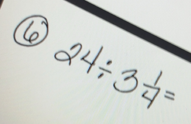 Solved: 24/ 3 1/4 = [Math]