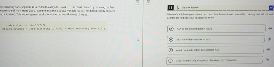Solved: he following code segment is intended to assign to newΝozd the ...
