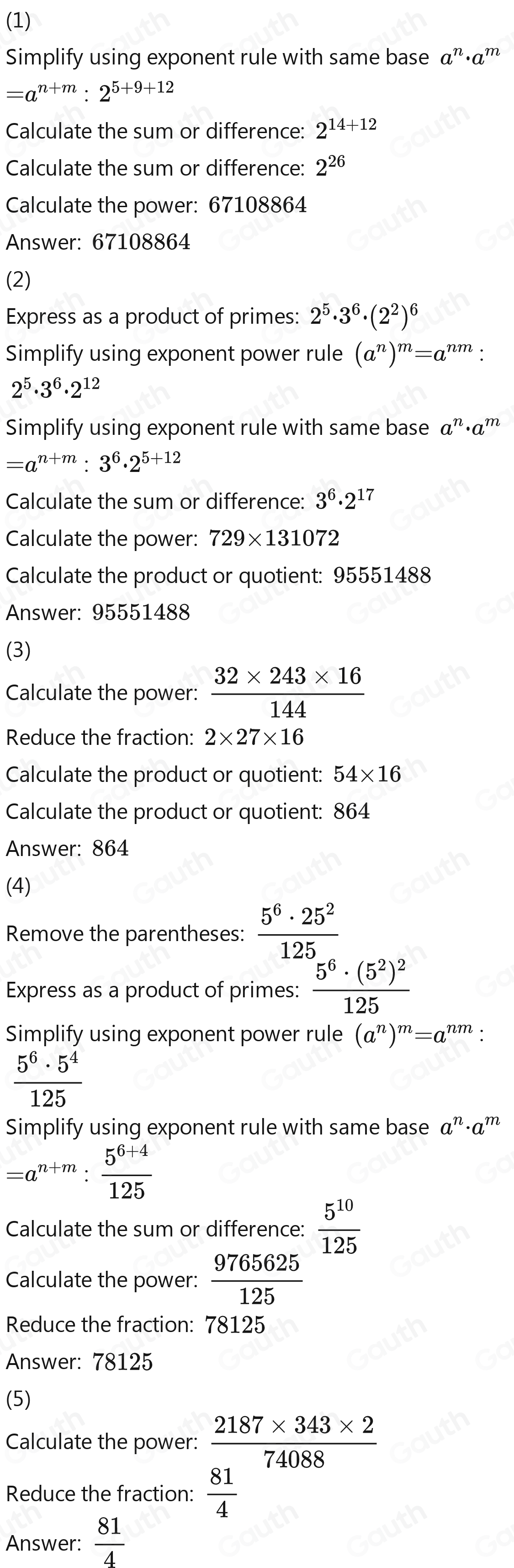 Telah dijawab:Sederhanakanlah hasil operasi bilangan berpangkat berikut ...