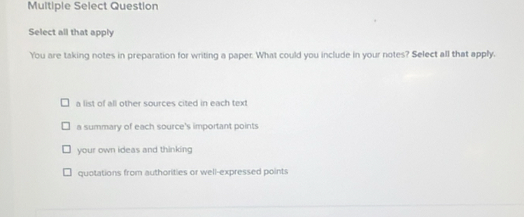 Solved: Multiple Select Question Select all that apply You are taking ...