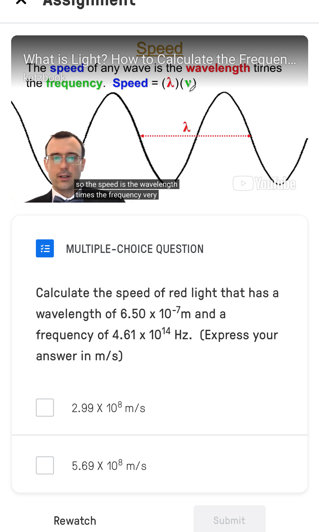 Solved: Speed What is Light? How to Calculate the Frequen... The speed ...