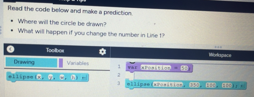 Solved: Read the code below and make a prediction. Where will the ...