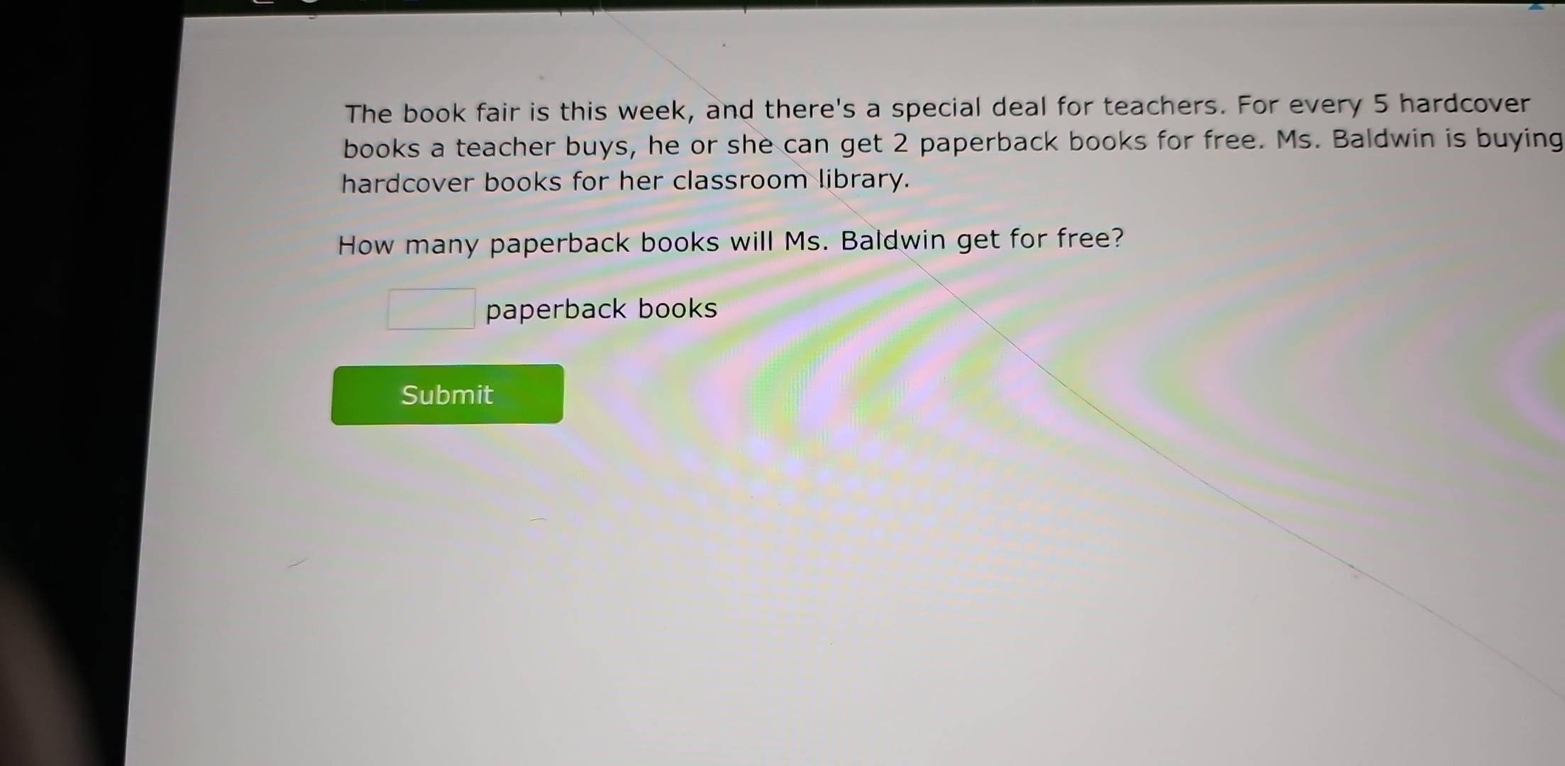Solved: The book fair is this week, and there's a special deal for ...