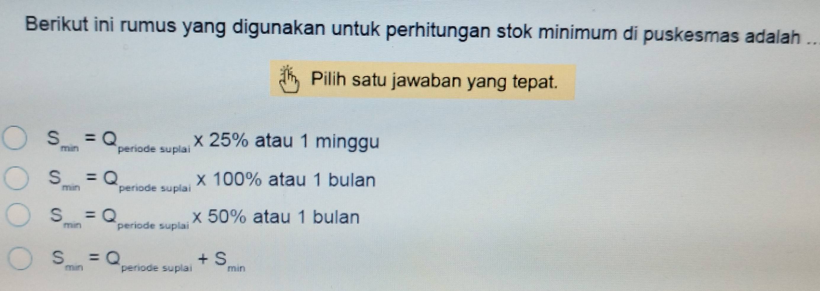 Telah dijawab:Berikut ini rumus yang digunakan untuk perhitungan stok ...