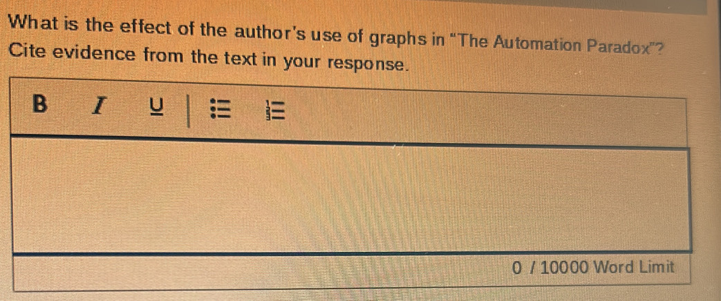 Solved: What is the effect of the author's use of graphs in “The ...