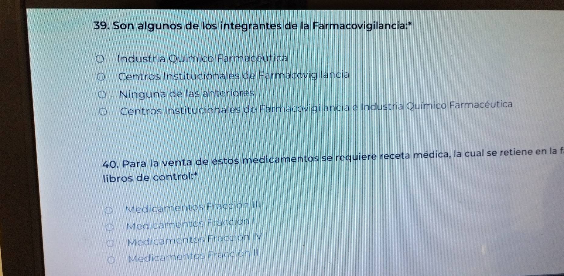 Resuelto:Son algunos de los integrantes de la Farmacovigilancia ...