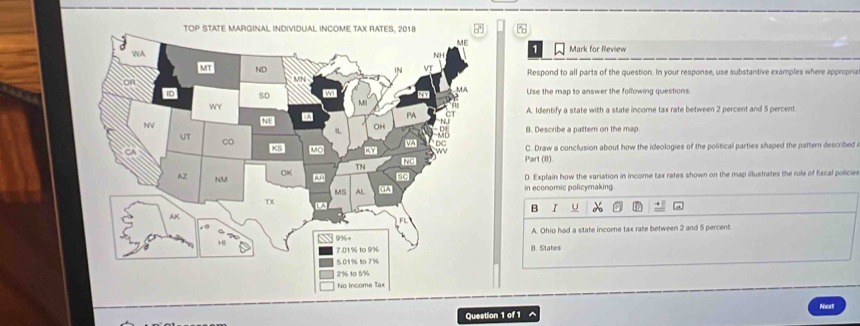 Solved: Mark for Review Respond to all parts of the question. In your ...