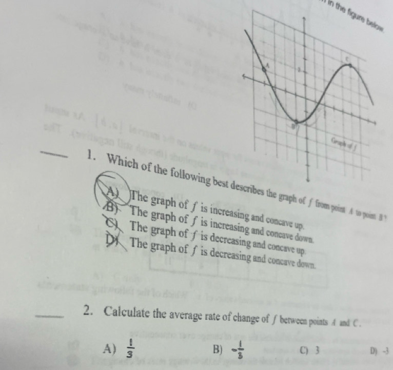 Solved: in the figure below _ 1. Which of the following best dgraph of ...