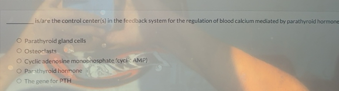 Solved: is/are the control center(s) in the feedback system for the ...