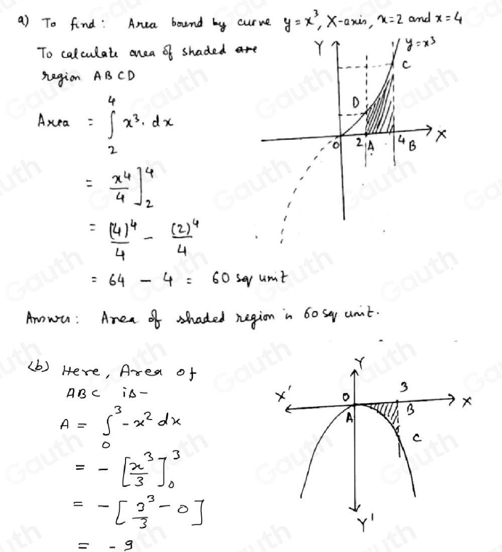 Solved: Using a scale of 2cm to represent 1 unit on the x-axis and 2cm ...
