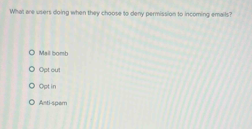 Solved: What are users doing when they choose to deny permission to incoming emails? Mail bomb ...