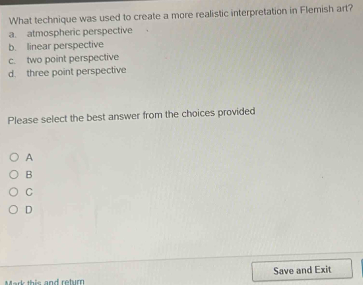 Solved: What technique was used to create a more realistic ...