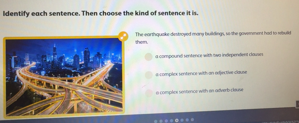 Solved: Identify each sentence. Then choose the kind of sentence it is ...