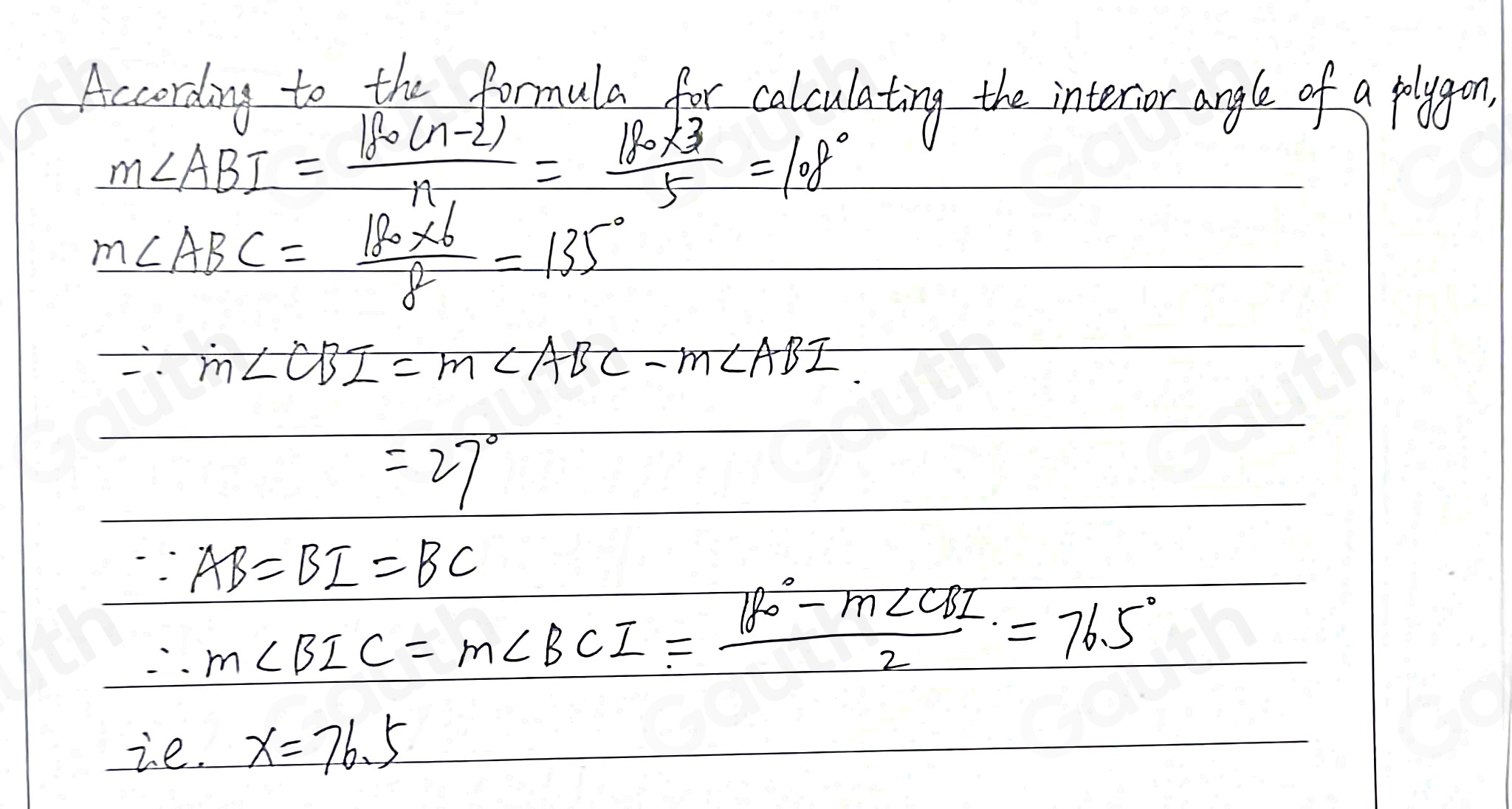 Solved: The diagram shows a regular octagon ABCDEFGH and a regular ...