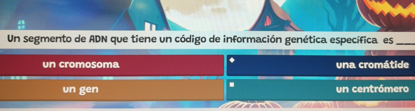 Resuelto:Un segmento de ADN que tiene un código de información genética ...