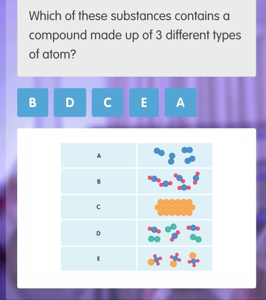 Solved: Which of these substances contains a compound made up of 3 ...