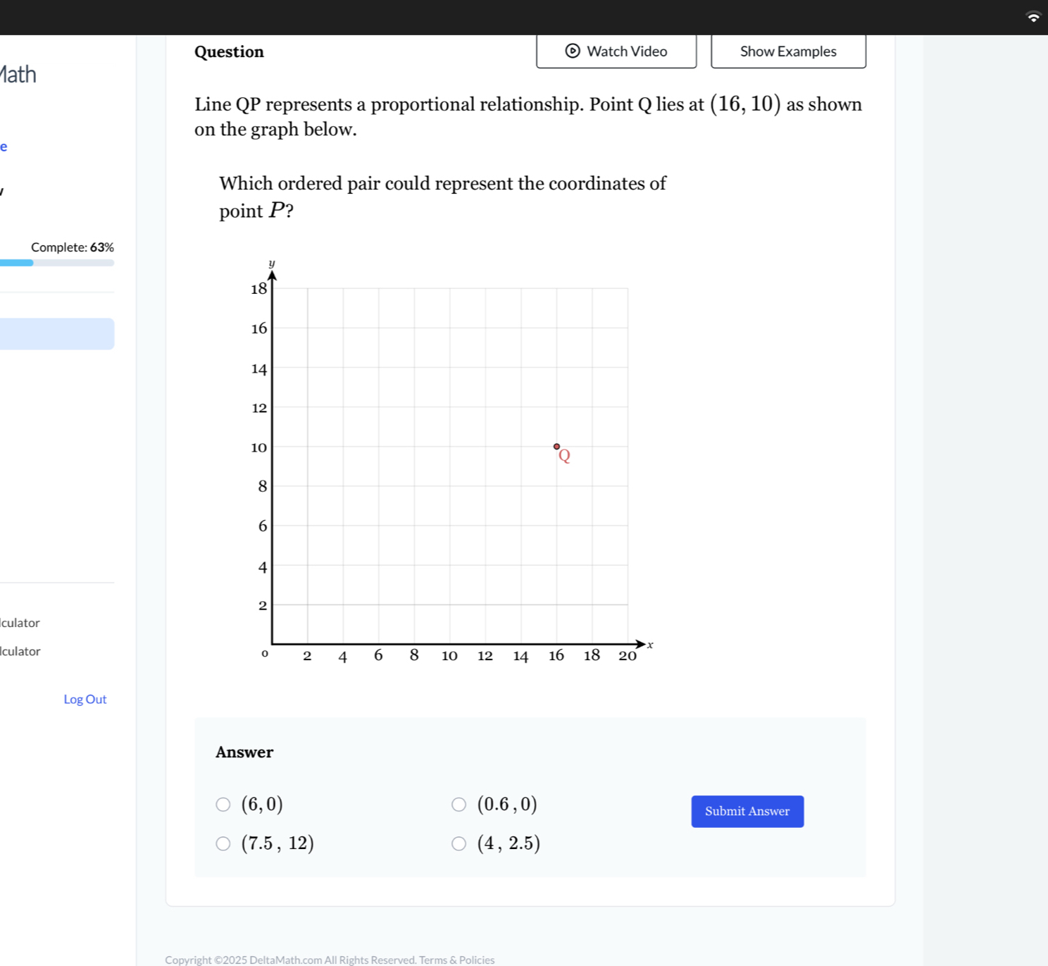 Solved: Question Watch Video Show Examples 1ath Line QP represents a ...