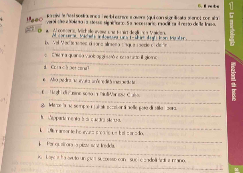 Risolto:Il verbo 19000 verbi che abbiano lo stesso significato. Se ...