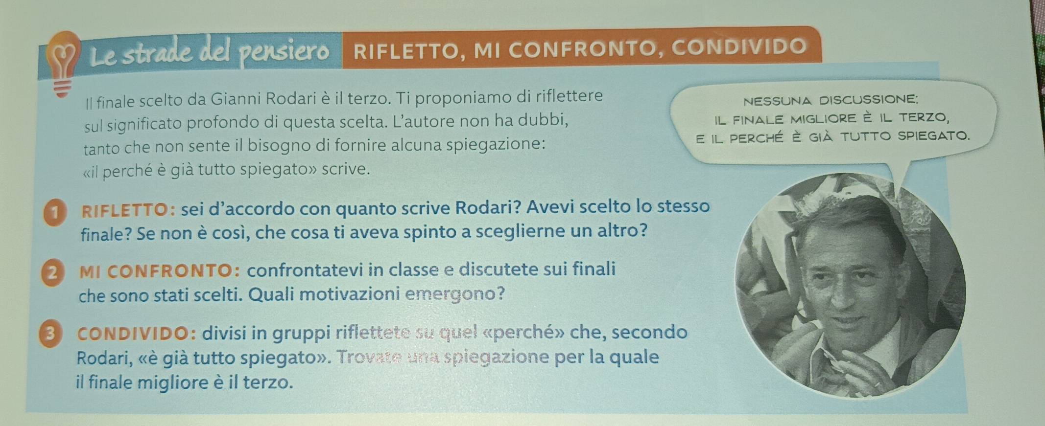 Risolto:Le strade del pensiero RIFLETTO, MI CONFRONTO, CONDIVIDO 31 ...