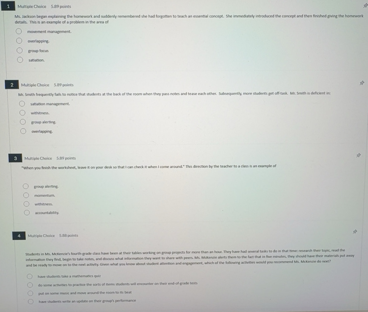 Solved: 5.89 points Ms. Jackson began explaining the homework and ...