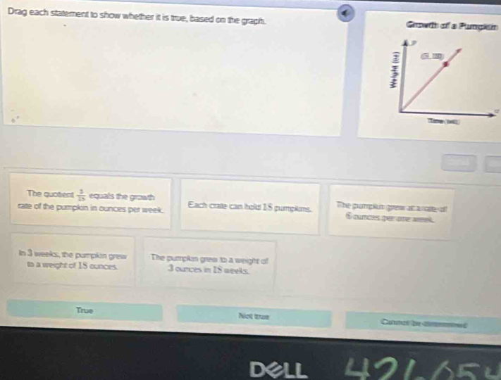 Solved: Drag each statement to show whether it is true, based on the ...